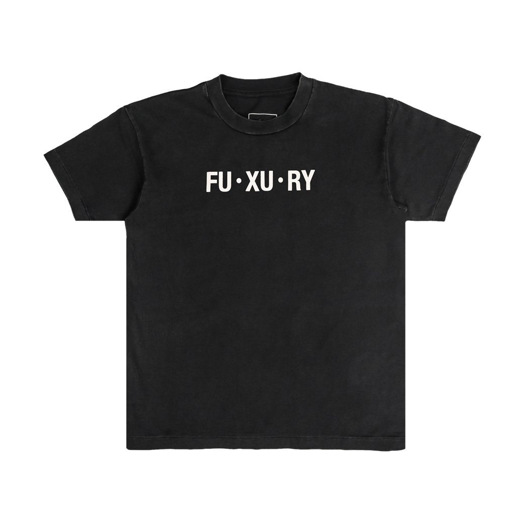 FUXURY LOGO FADE T SHIRT FADE BLACK MULTI BRAND SPACE UPDATE FUXURY LOGO FADE T SHIRT FADE BLACK MULTI BRAND SPACE UPDATE